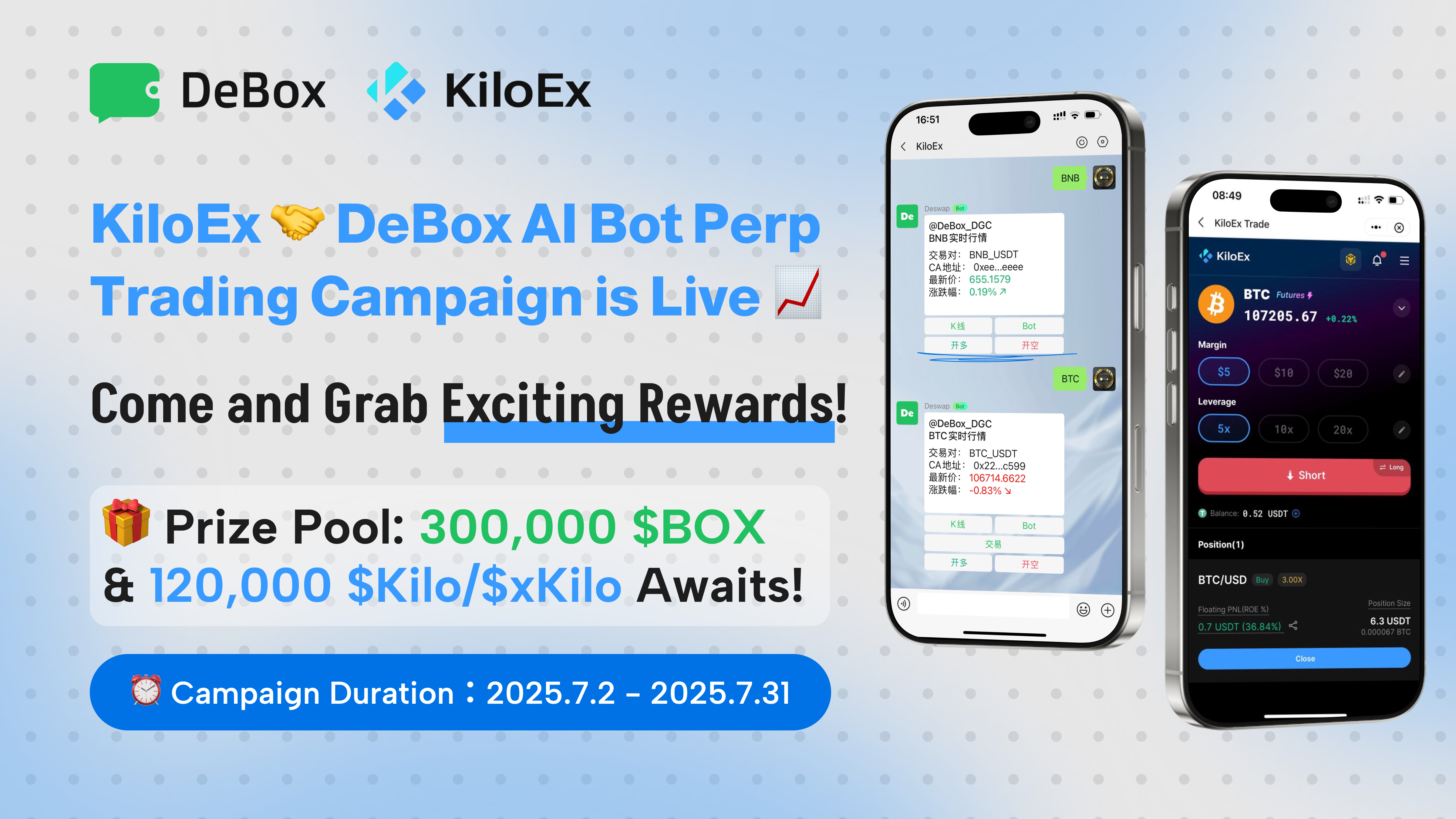 Earn Rewards | Trading Competitions | Airdrop Rewards | KiloEx Activity